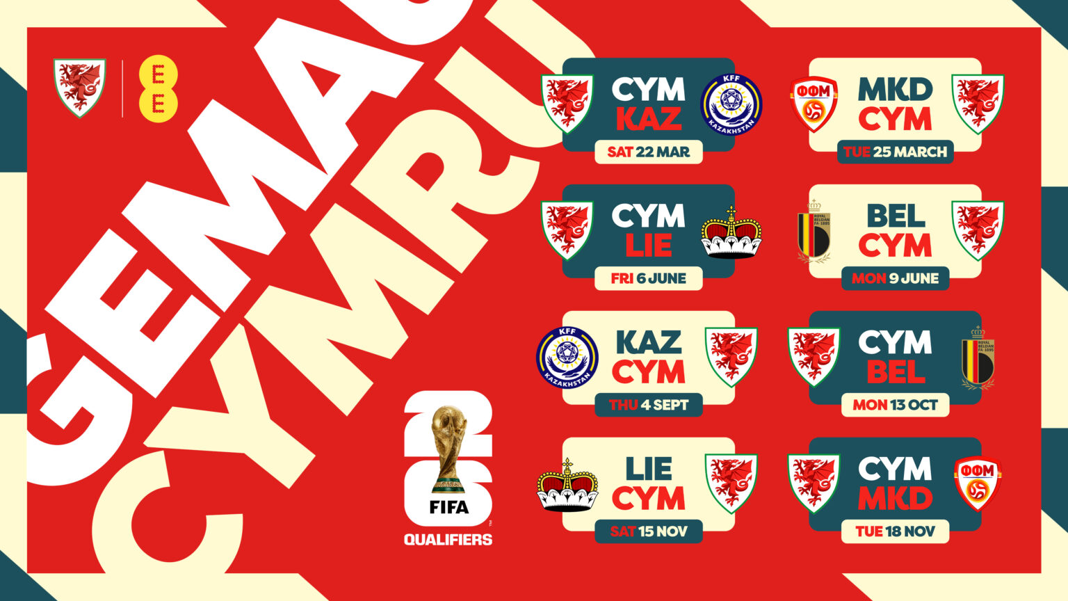 Fixtures confirmed for 2026 FIFA World Cup qualifiers - FAW